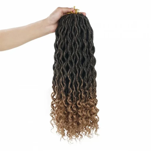 Passion Twist Crochet Goddess Locs Hair Extensions - Creams